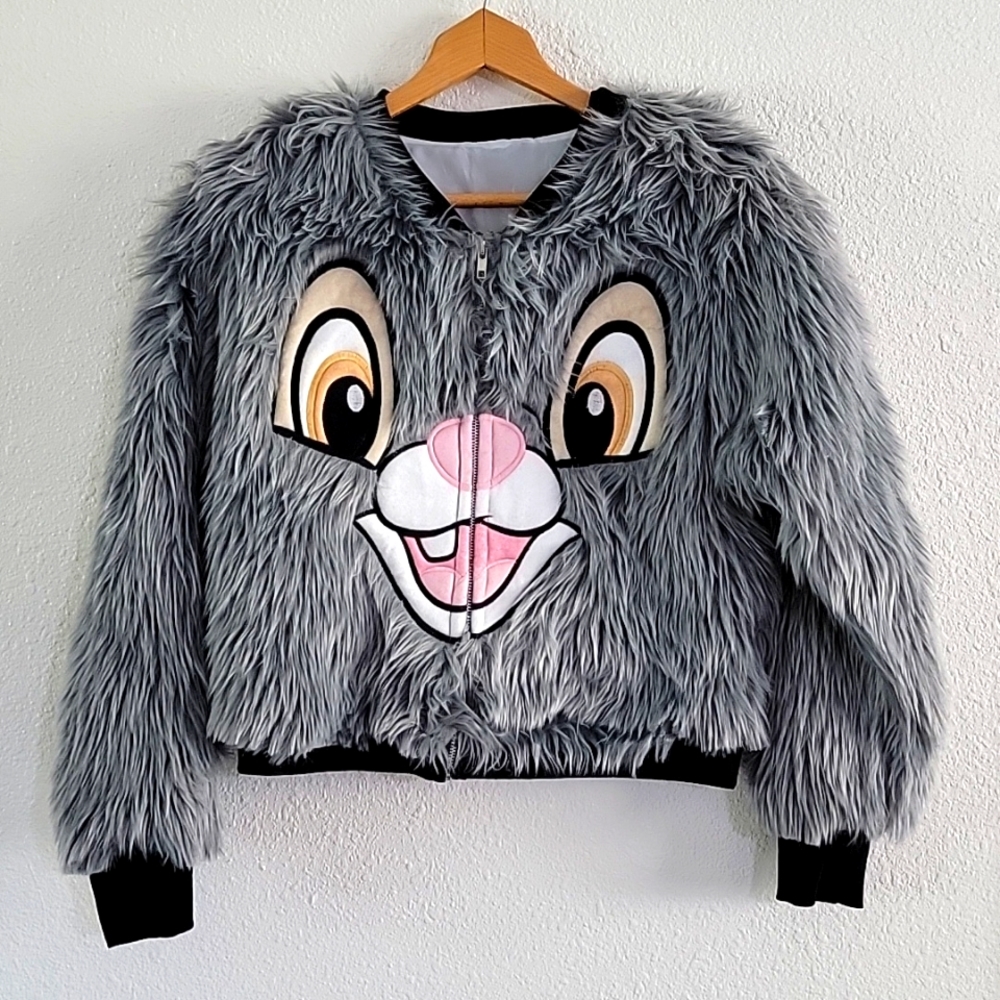 Women's Disney Thumper Bambi Crop Jacket Size M - Gem